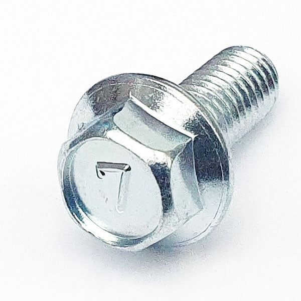 M8 X 20 Mark 7 Flanged Hex Bolt Trivalent White 12mm A/F 130G0820 – JIS ...
