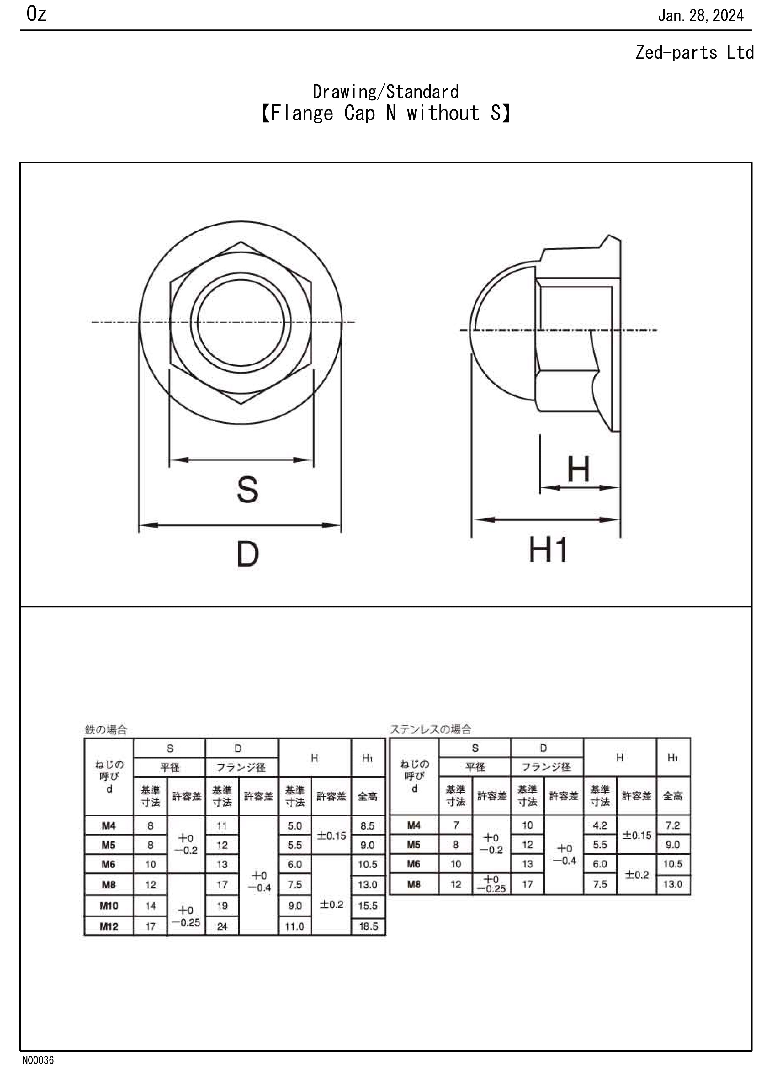 JIS Hex, Acorn, Dome, Flanged, Lock Nuts Steel – Page 2 – JIS-Fasteners.com