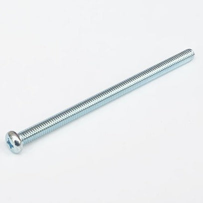M6 x 110 Phil Pan Trivalent White Cr-3 JIS 220B06110 – JIS-Fasteners.com