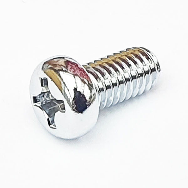 M6 x 12 Phil Pan Chrome JIS 220E0612 – JIS-Fasteners.com