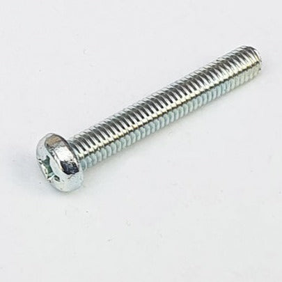 M6 x 40 Phil Pan Trivalent White Cr-3 JIS 220B0640 – JIS-Fasteners.com