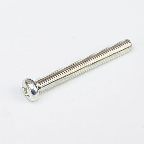 M6 x 50 Phil Pan Trivalent White Cr-3 JIS 220B0650 – JIS-Fasteners.com