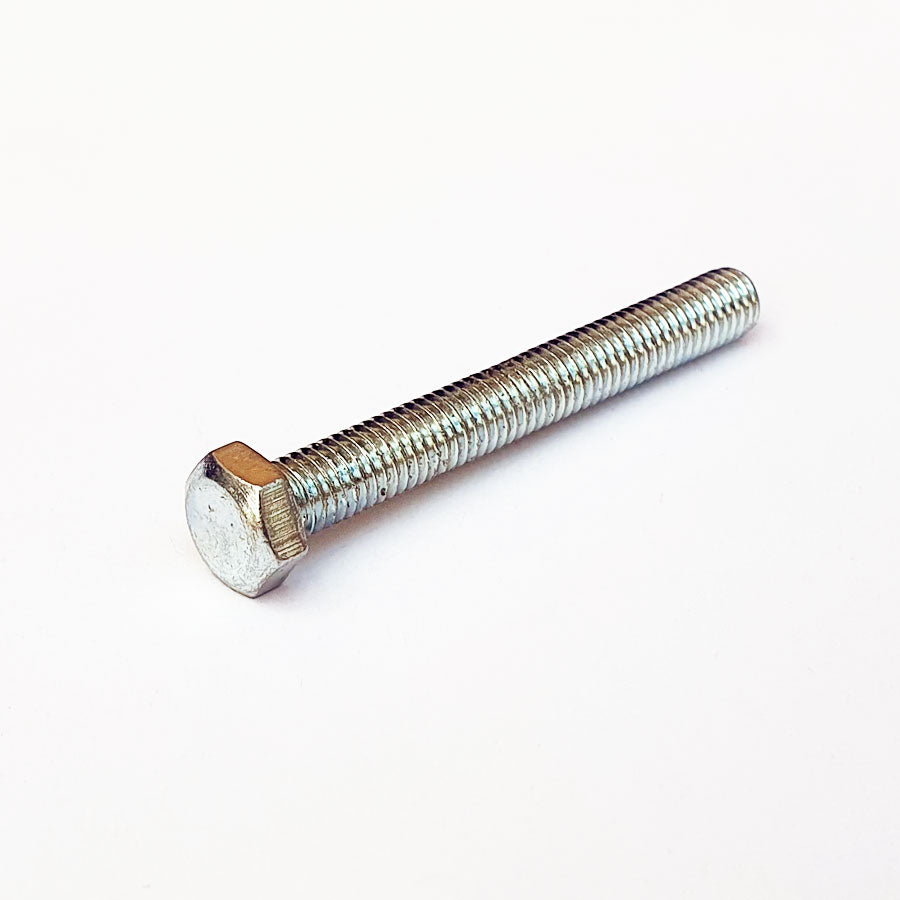 M5 x 40 No Mark Full Thread Hex Bolt Trivalent White JIS 110B0540 – JIS ...