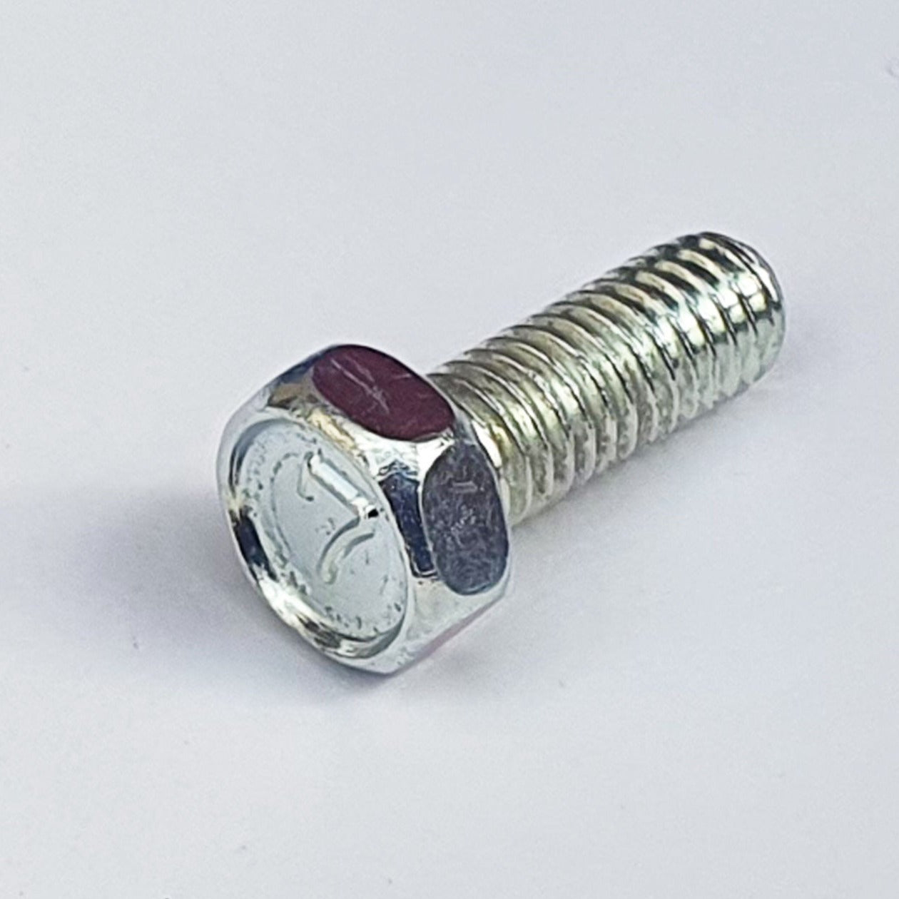 M6 x 25 Mark 7 Upset Hex Bolt Trivalent White 112G0625 – JIS-Fasteners.com