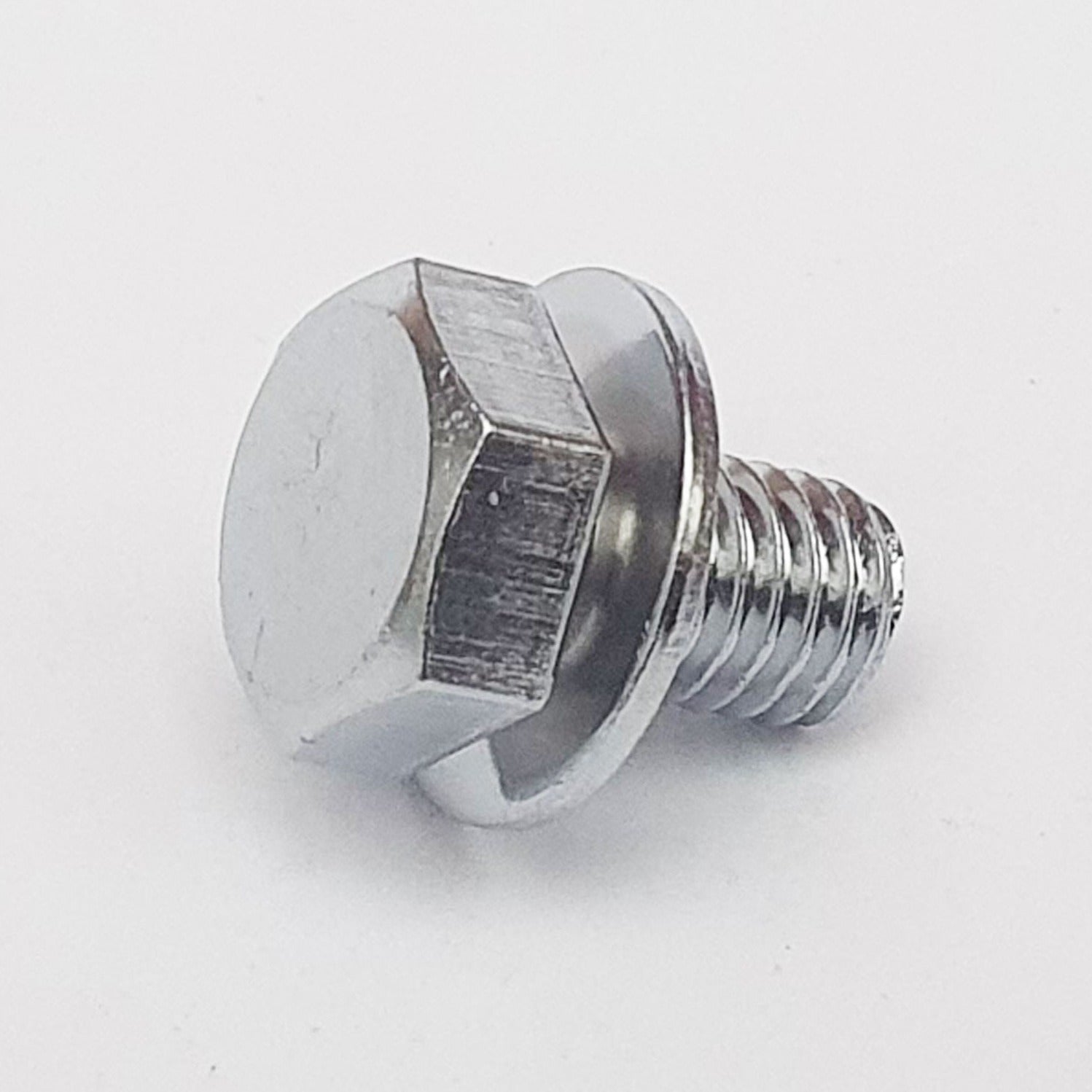 M6 x 10 Hex Bolt with Flat Washer (JIS Flat W) Chrome JIS 92001-1151 ...